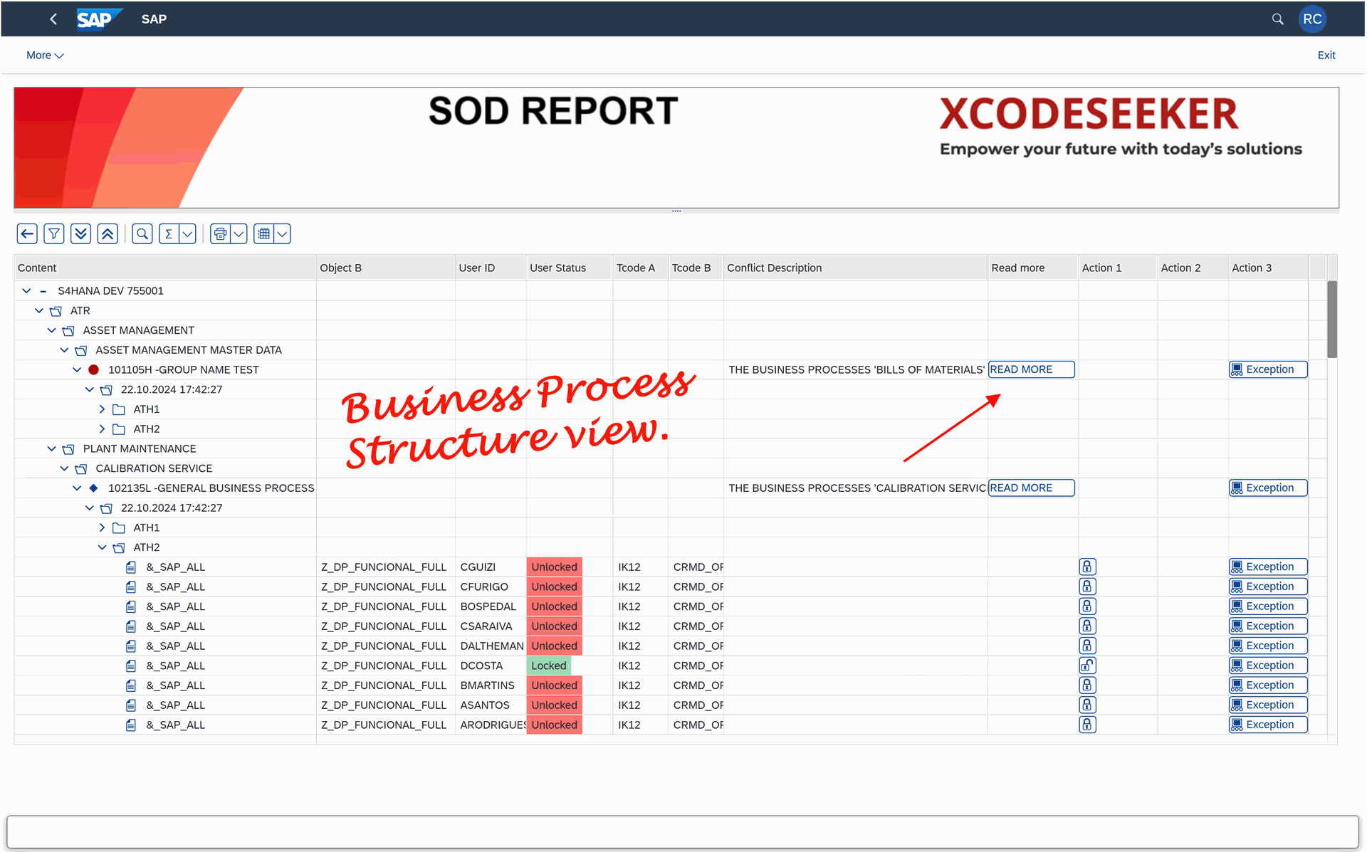 XCDE: SoD Monitor | XCODESEEKER